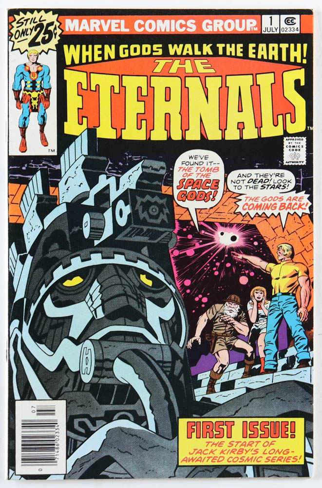 1976 The Eternals Issue 1 Marvel Comic Book Pristine Auction