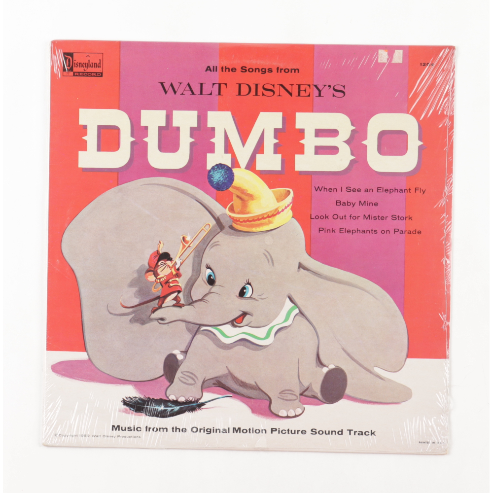 1963 Walt Disney's "Dumbo" Original Motion Picture Soundtrack LP ...
