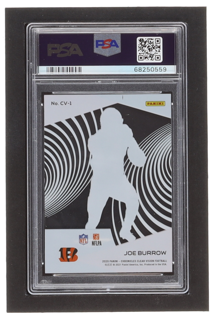 Joe Burrow 2020 Panini Clear Vision Rookies #1 RC (PSA 9) | Pristine ...