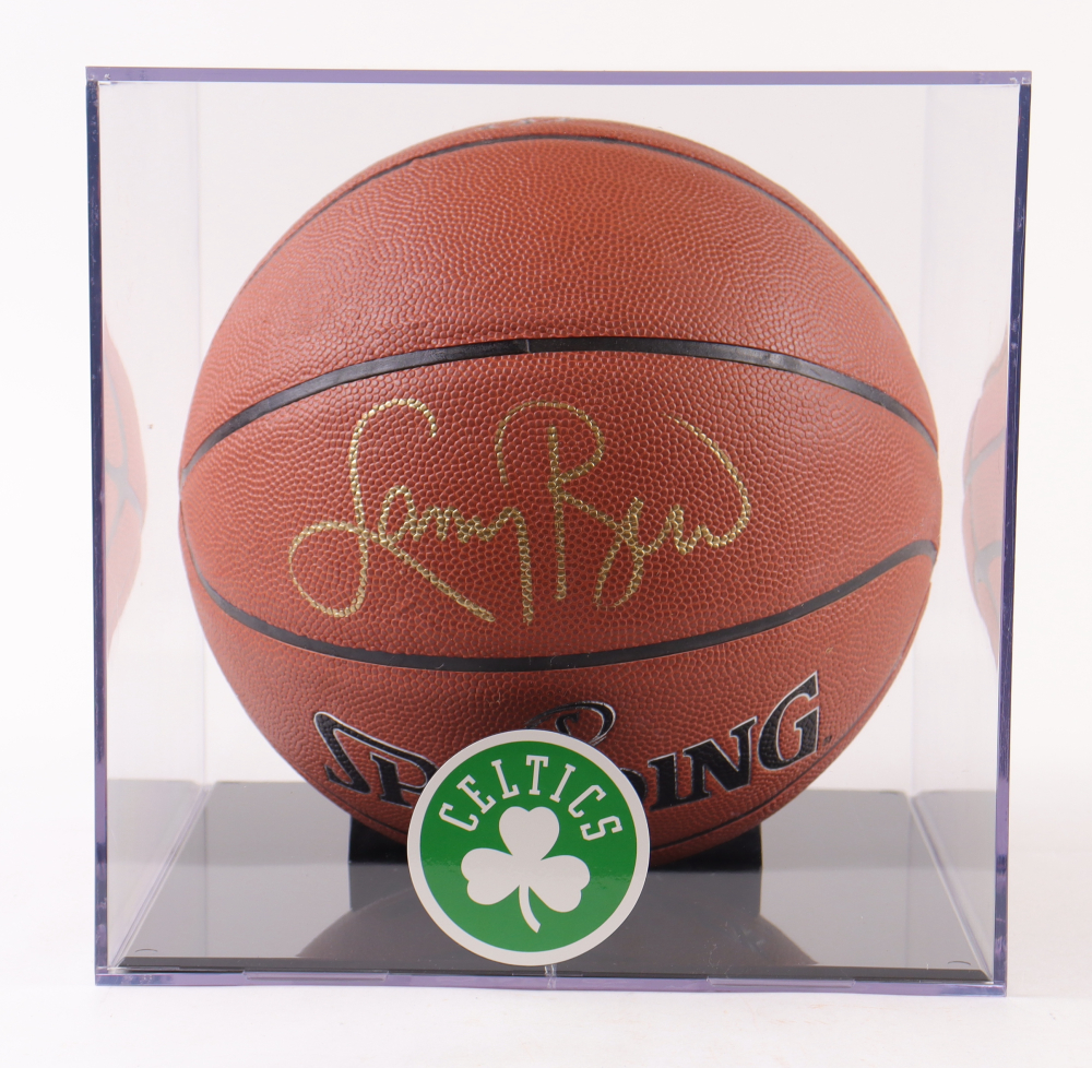 Larry Bird Signed NBA Basketball With Display Case (PSA) | Pristine Auction