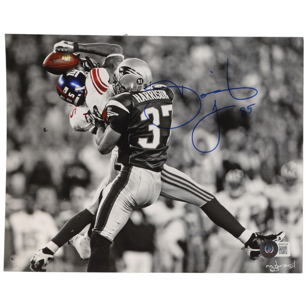 David Tyree Signed Giants 8x10 Photo (Beckett) | Pristine Auction