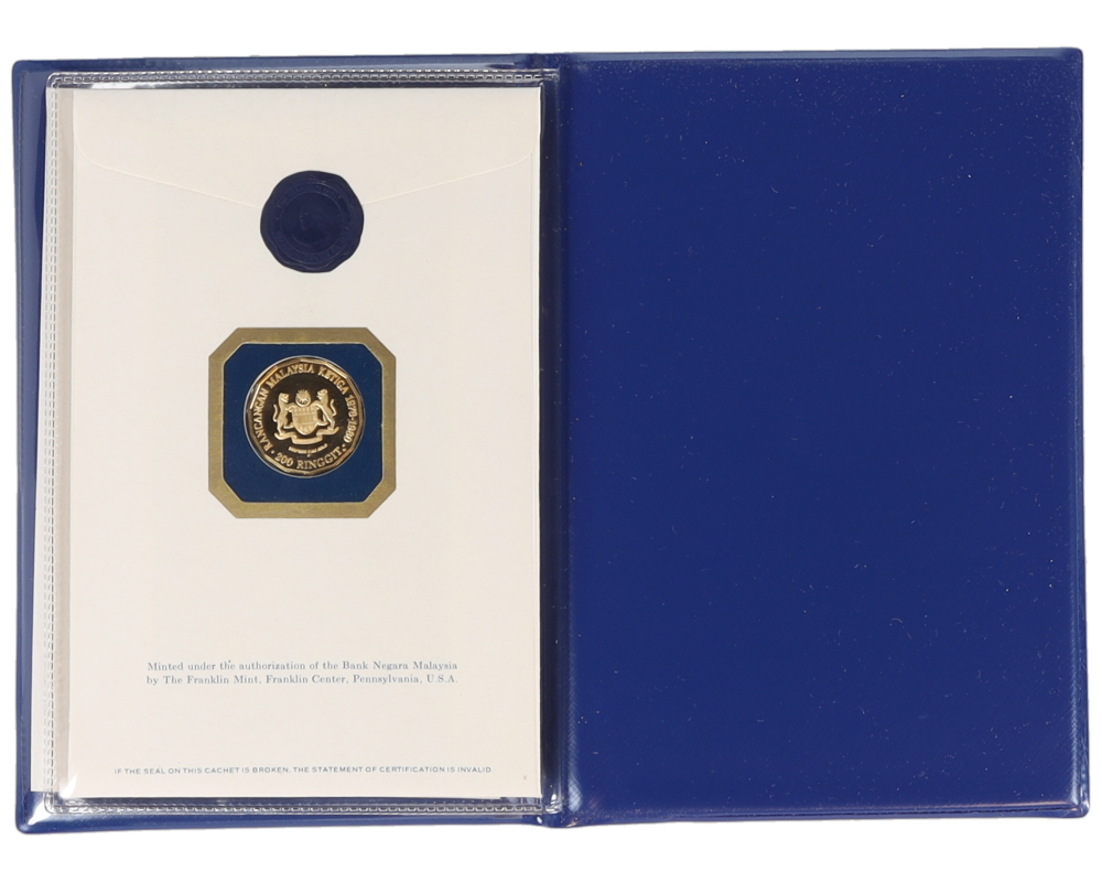1976 - 200 Riggit Gold Coin of The Federation of Malaysia | Pristine ...