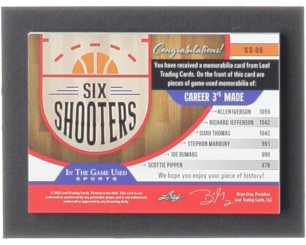 Allen Iverson / Richard Jefferson / Isiah Thomas / Stephon Marbury ...