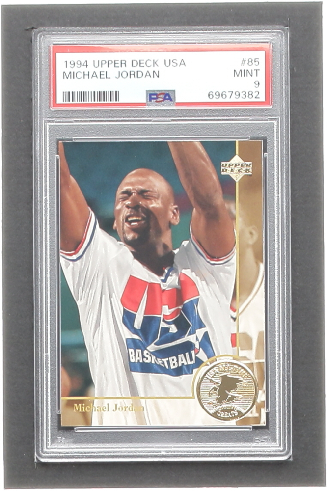 Michael Jordan 1994 Upper Deck USA #85 USAB Greats (PSA 9) | Pristine ...
