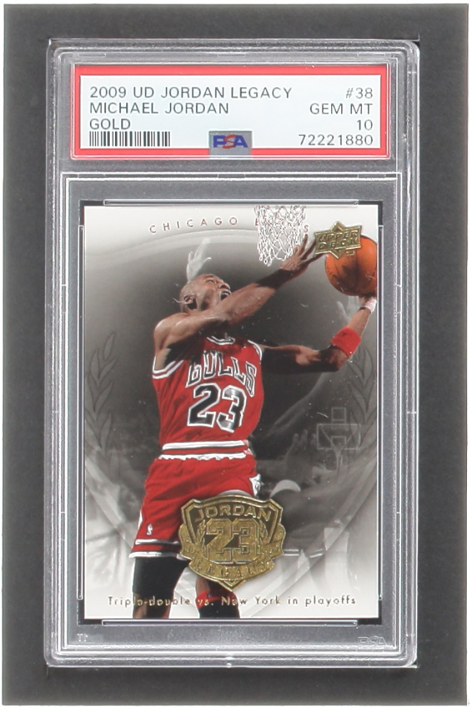 Michael Jordan 2009-10 Upper Deck Michael Jordan Legacy Collection Gold ...