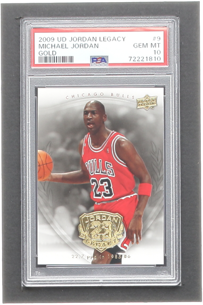 Michael Jordan 2009-10 Upper Deck Michael Jordan Legacy Collection Gold ...