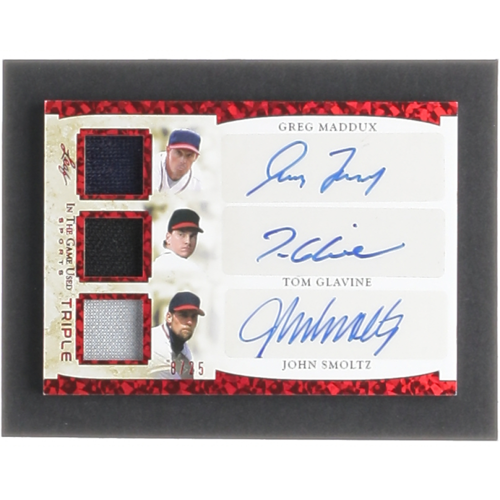 Greg Maddux / Tom Glavine / John Smoltz 2022 ITG Used Sports Triple ...
