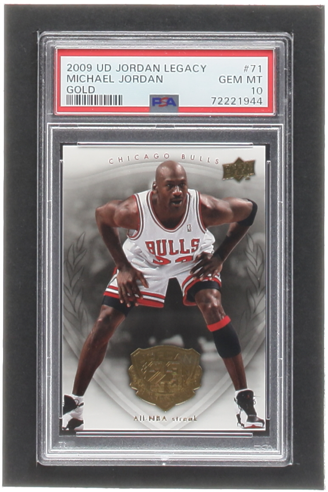 Michael Jordan 2009-10 Upper Deck Michael Jordan Legacy Collection Gold ...