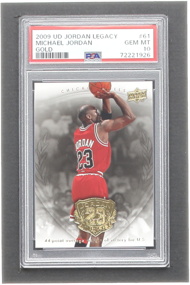Michael Jordan 2009-10 Upper Deck Michael Jordan Legacy Collection Gold ...