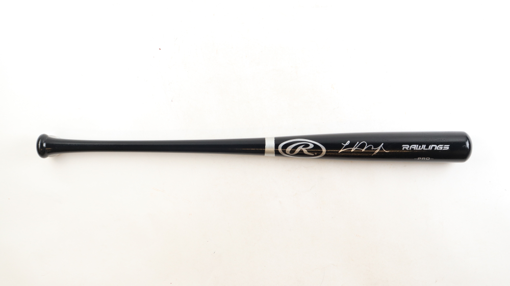 Logan O'Hoppe Signed Rawlings Pro Baseball Bat (Beckett) | Pristine Auction