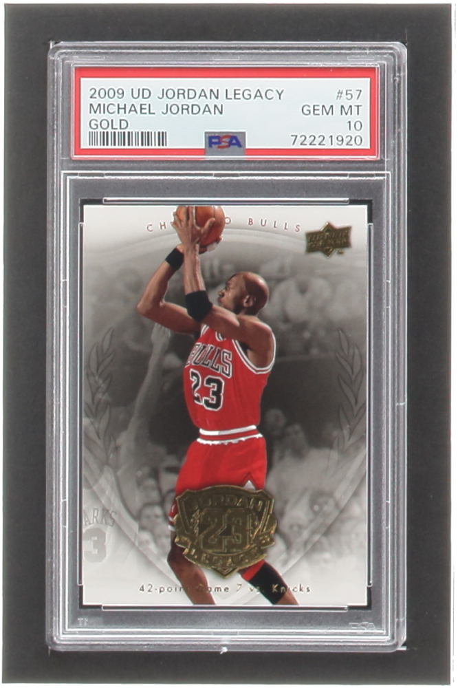 Michael Jordan 2009-10 Upper Deck Michael Jordan Legacy Collection Gold ...