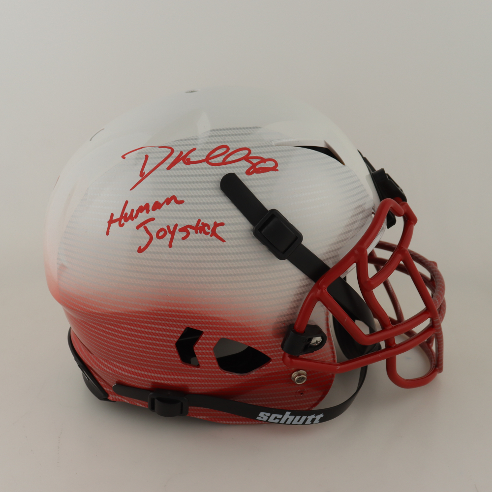 Dante Hall Signed Full-Size Authentic On-Field Hydro-Dipped Helmet ...