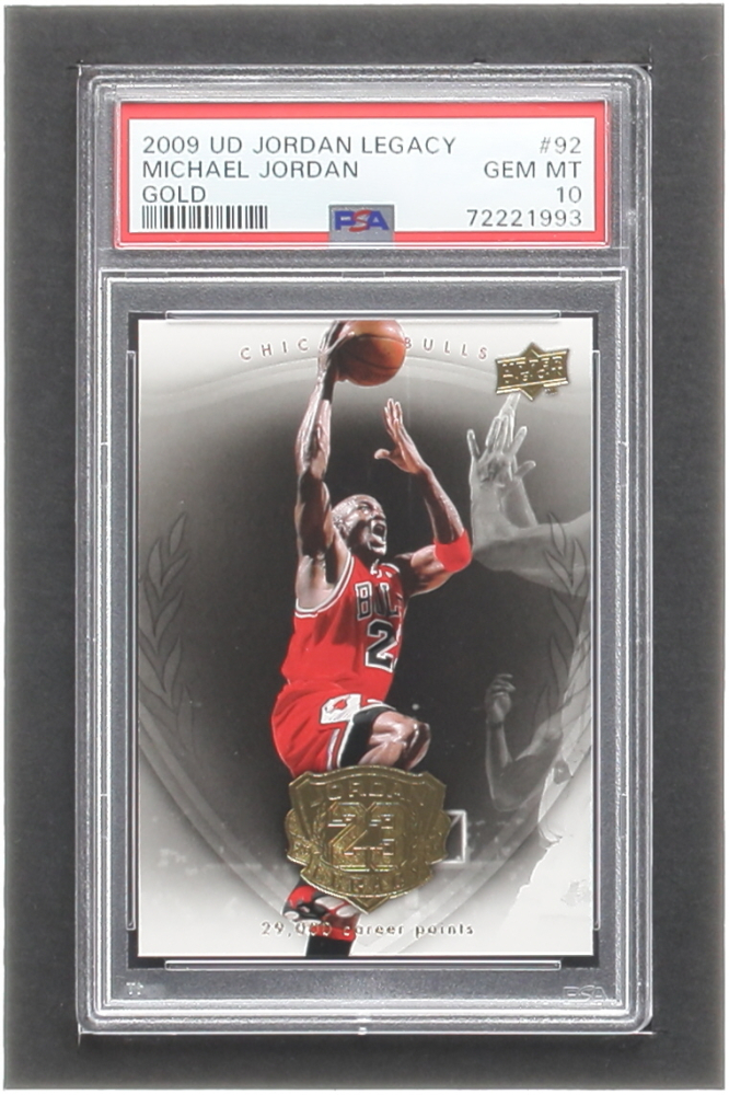 Michael Jordan 2009-10 Upper Deck Michael Jordan Legacy Collection Gold ...