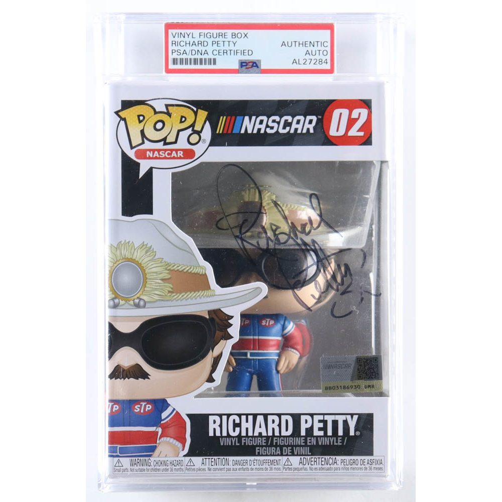 Richard Petty Signed "Richard Petty" #02 Nascar Funko Pop! Vinyl Figure ...
