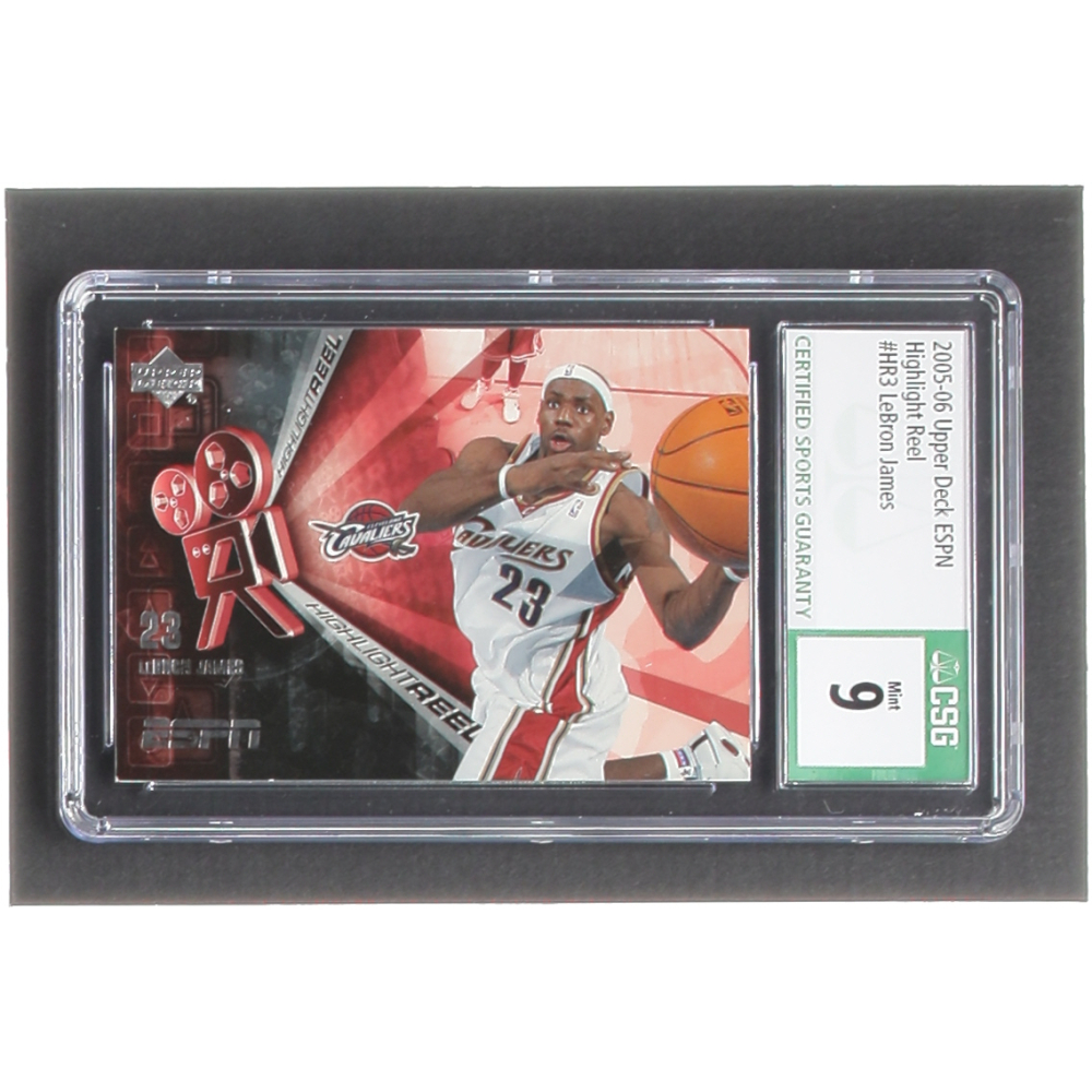 LeBron James 2005-06 Upper Deck ESPN Highlight Reel #HR3 (CSG 9 ...