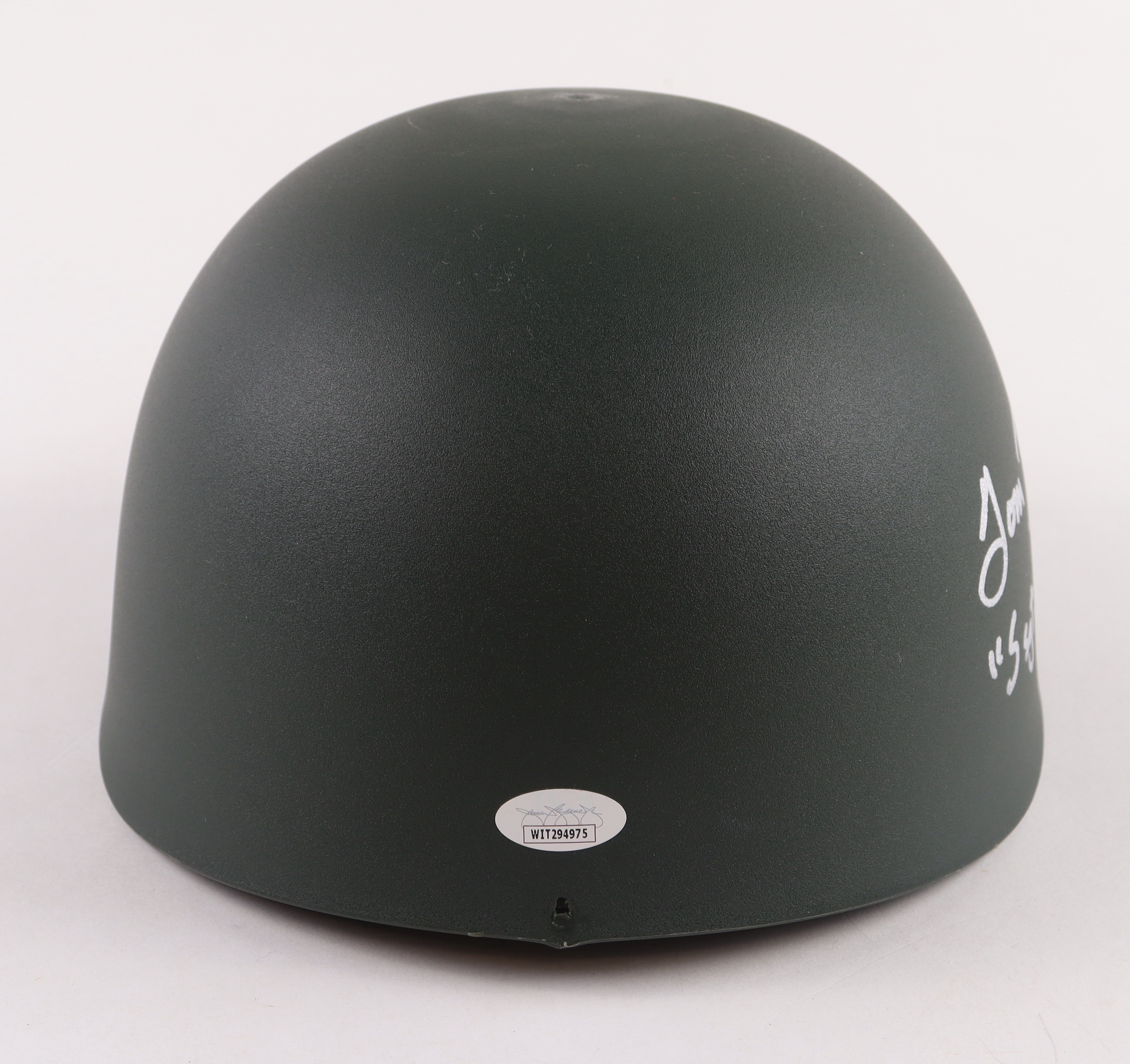 Tom Berenger Signed "Platoon" Vietnam Era Replica Army Helmet Inscribed ...
