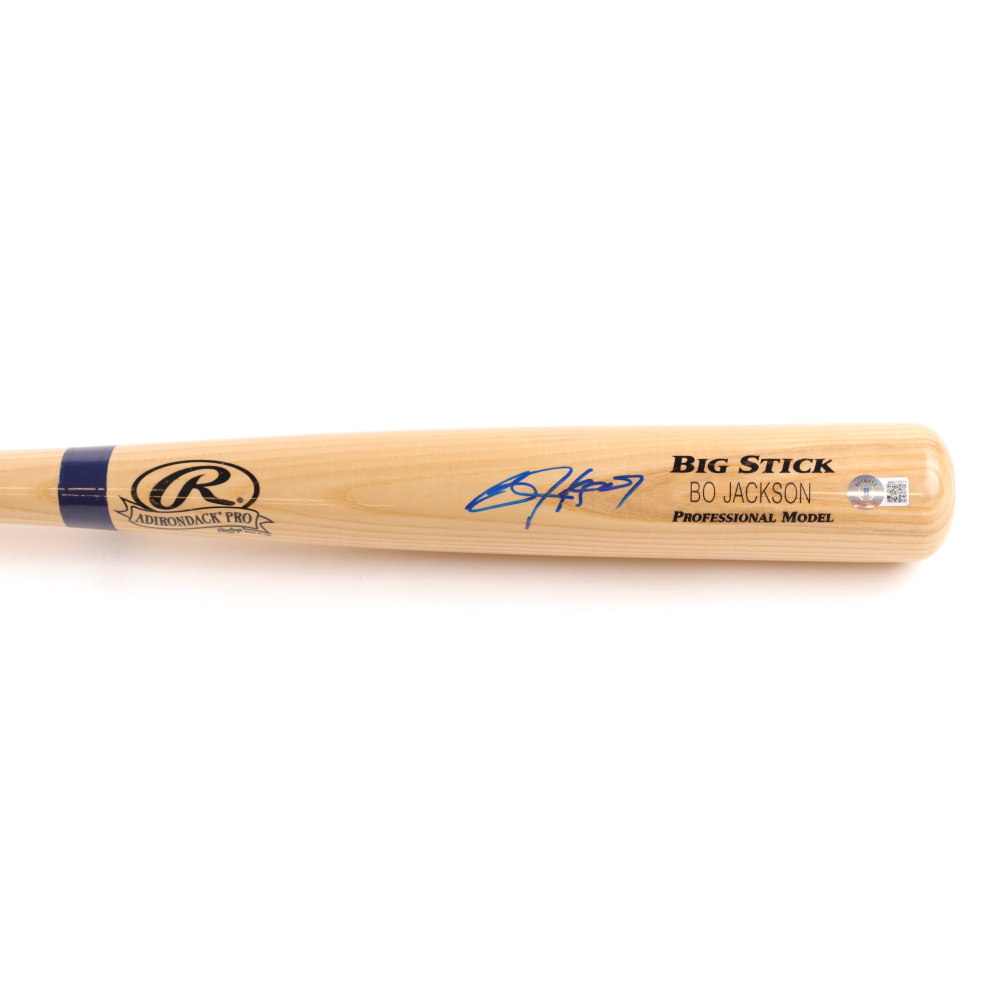 Bo Jackson Signed Rawlings Adirondack Pro Player Model Baseball Bat ...