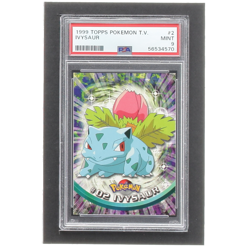 Ivysaur 1999 Topps Pokemon TV Animation Series 1 #2 (PSA 9) | Pristine Auction