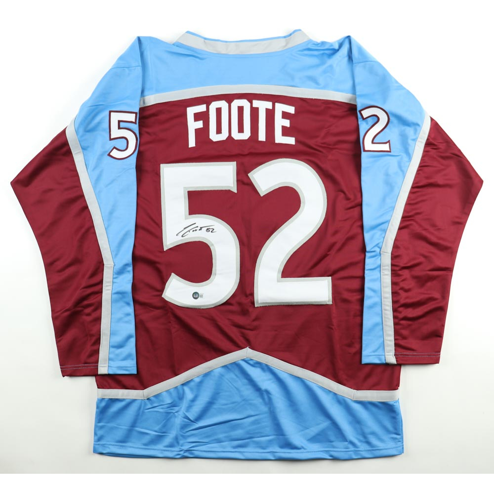 Adam Foote Signed Jersey (Beckett) | Pristine Auction