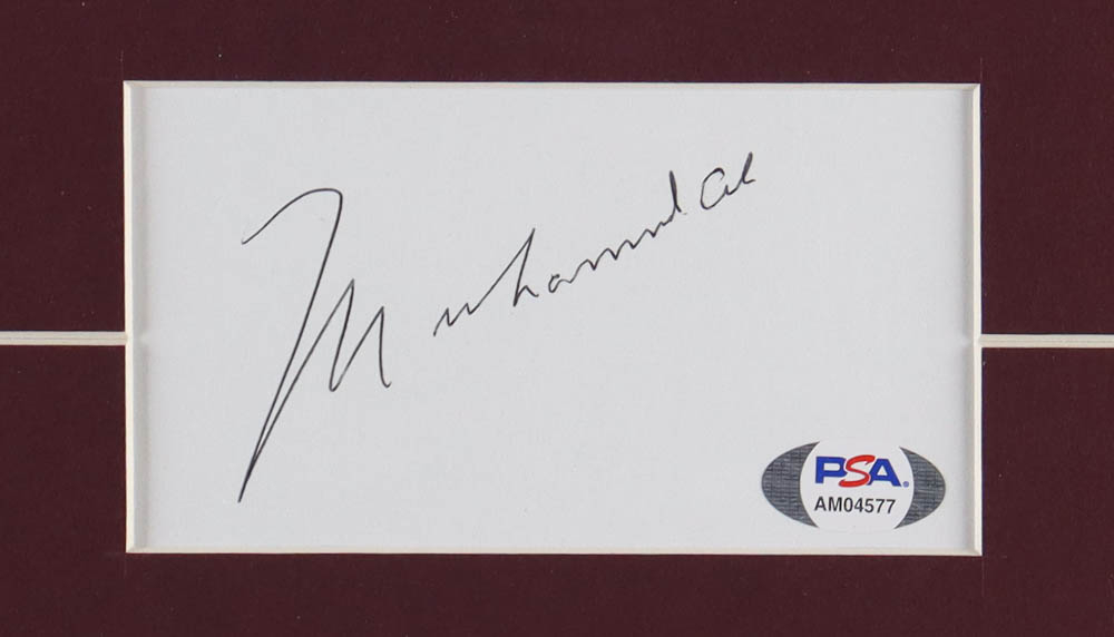 Muhammad Ali Signed Custom Framed Cut Display (PSA) | Pristine Auction