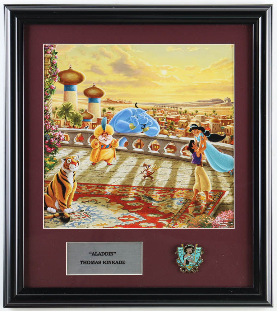 Thomas Kinkade "Aladdin" Custom Framed Print Display | Pristine Auction