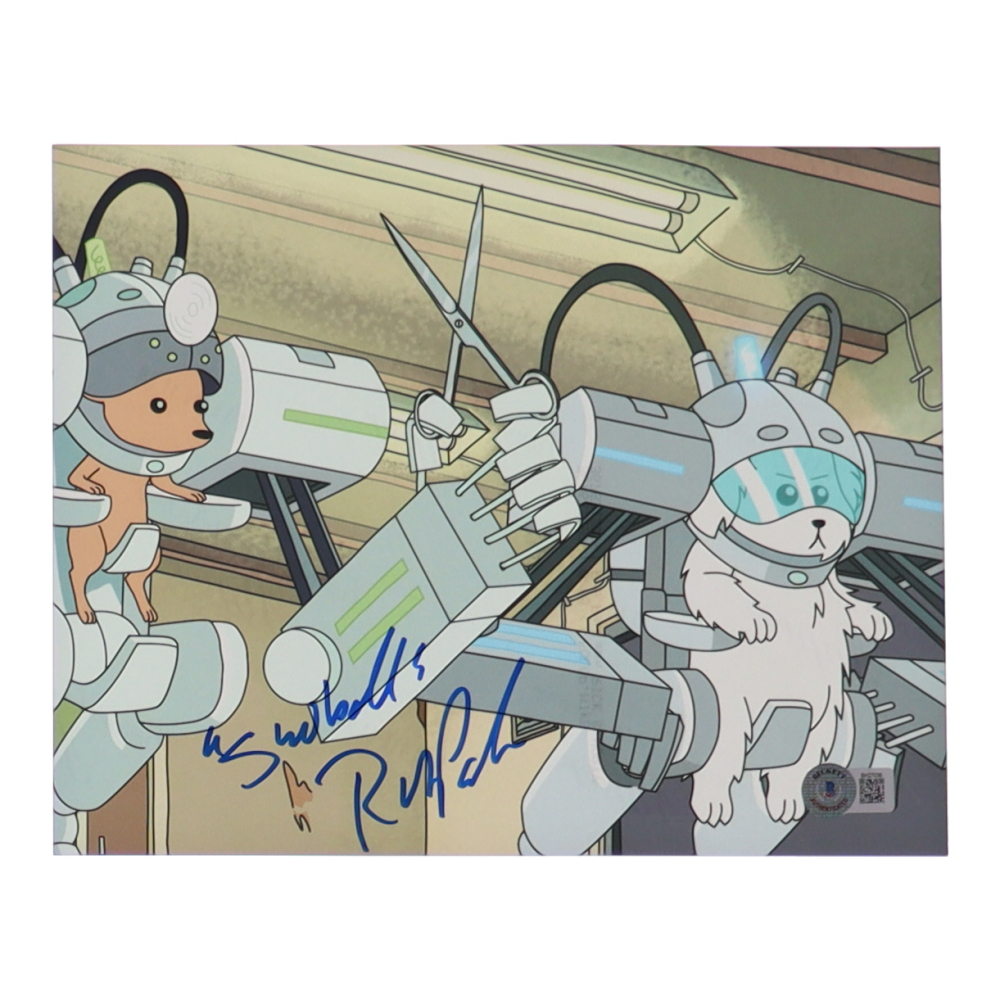 Rob Paulsen Signed "Rick and Morty" 8x10 Photo Inscribed "Snowball ...