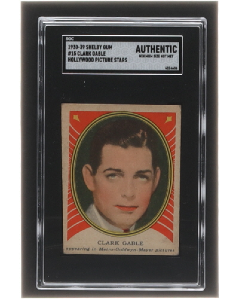 Clark Gable 1933 Hollywood Picture Star Gum R68 #15 (SGC Authentic ...