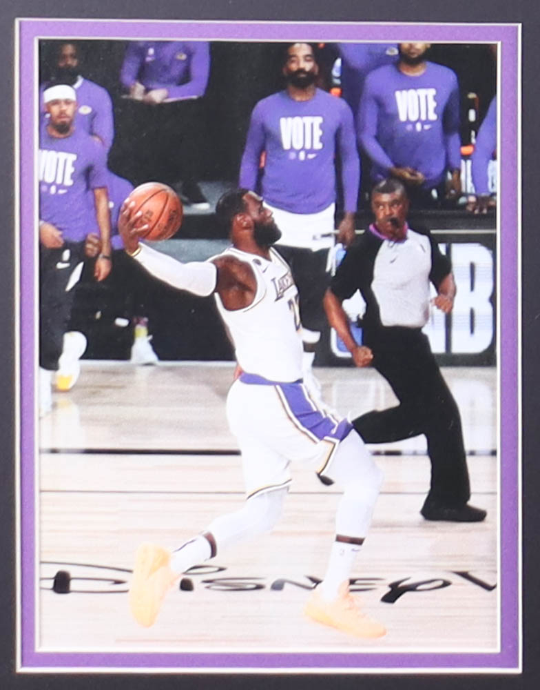 Lebron James Custom Framed Jersey Display with Metal Championship ...