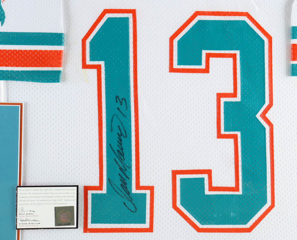 Dan Marino Signed Custom Framed Jersey Display (UDA) | Pristine Auction