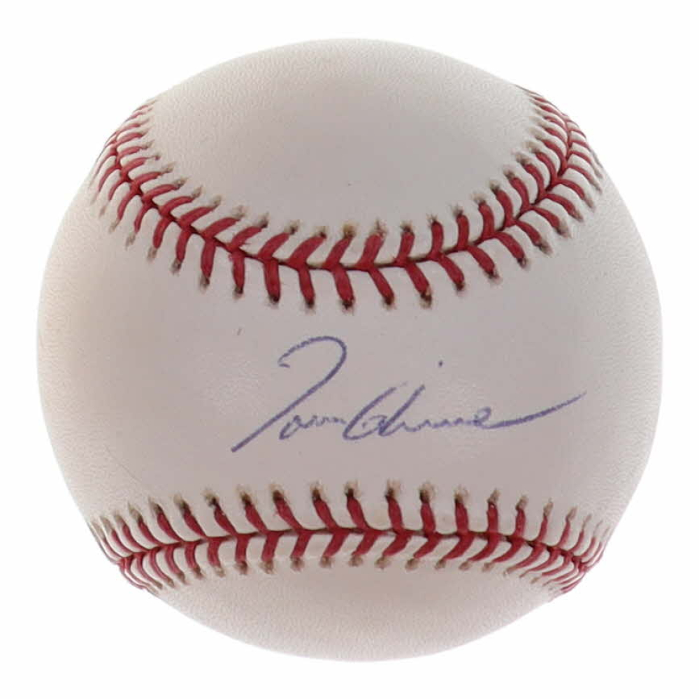 Tom Glavine Signed OML Baseball (PSA) | Pristine Auction