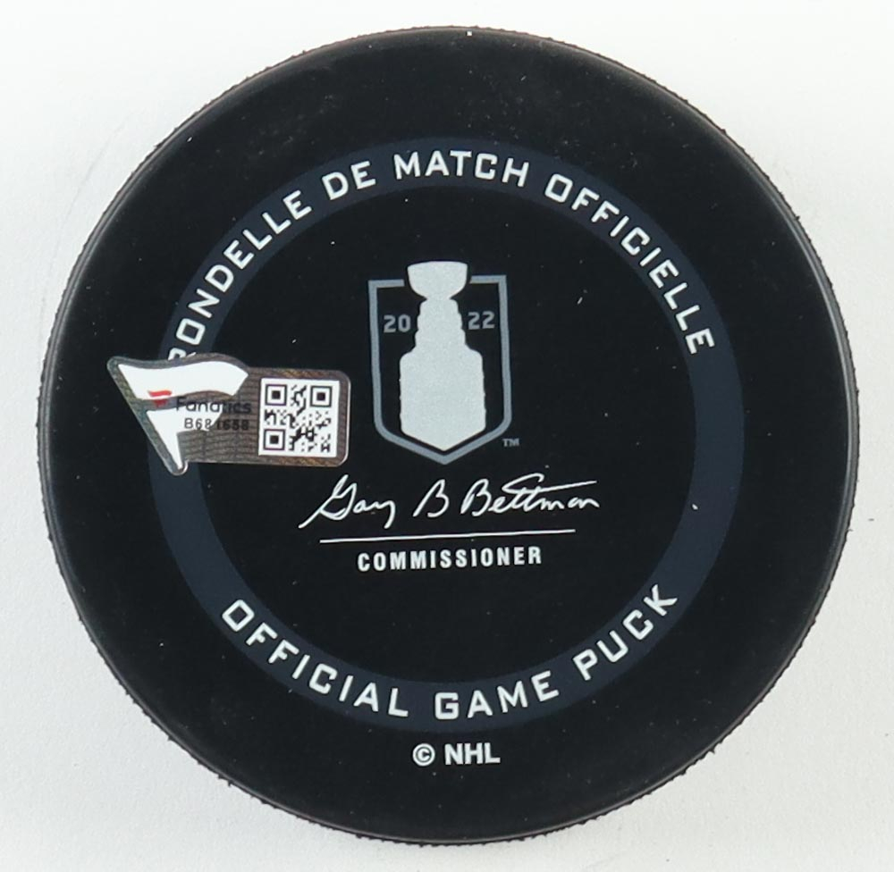 Josh Manson Signed 2022 Stanley Cup Final Logo Hockey Puck (Fanatics ...