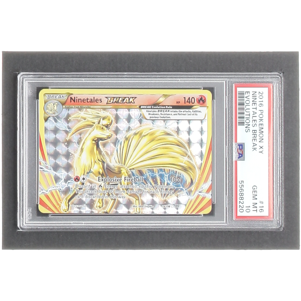 Ninetales BREAK Pokemon 2016 Evolutions #16 (PSA 10) | Pristine Auction
