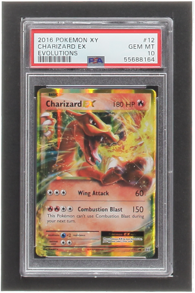 Charizard EX Pokemon 2016 Evolutions #12 (PSA 10) | Pristine Auction