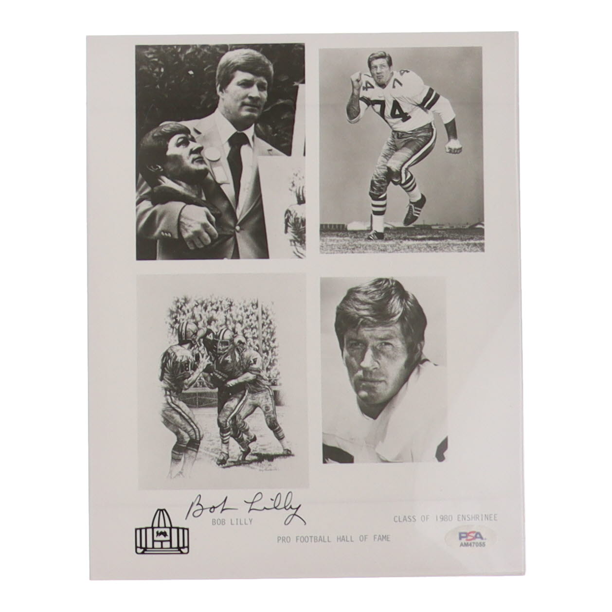 Bob Lilly Signed Cowboys 8x10 Photo (PSA) | Pristine Auction