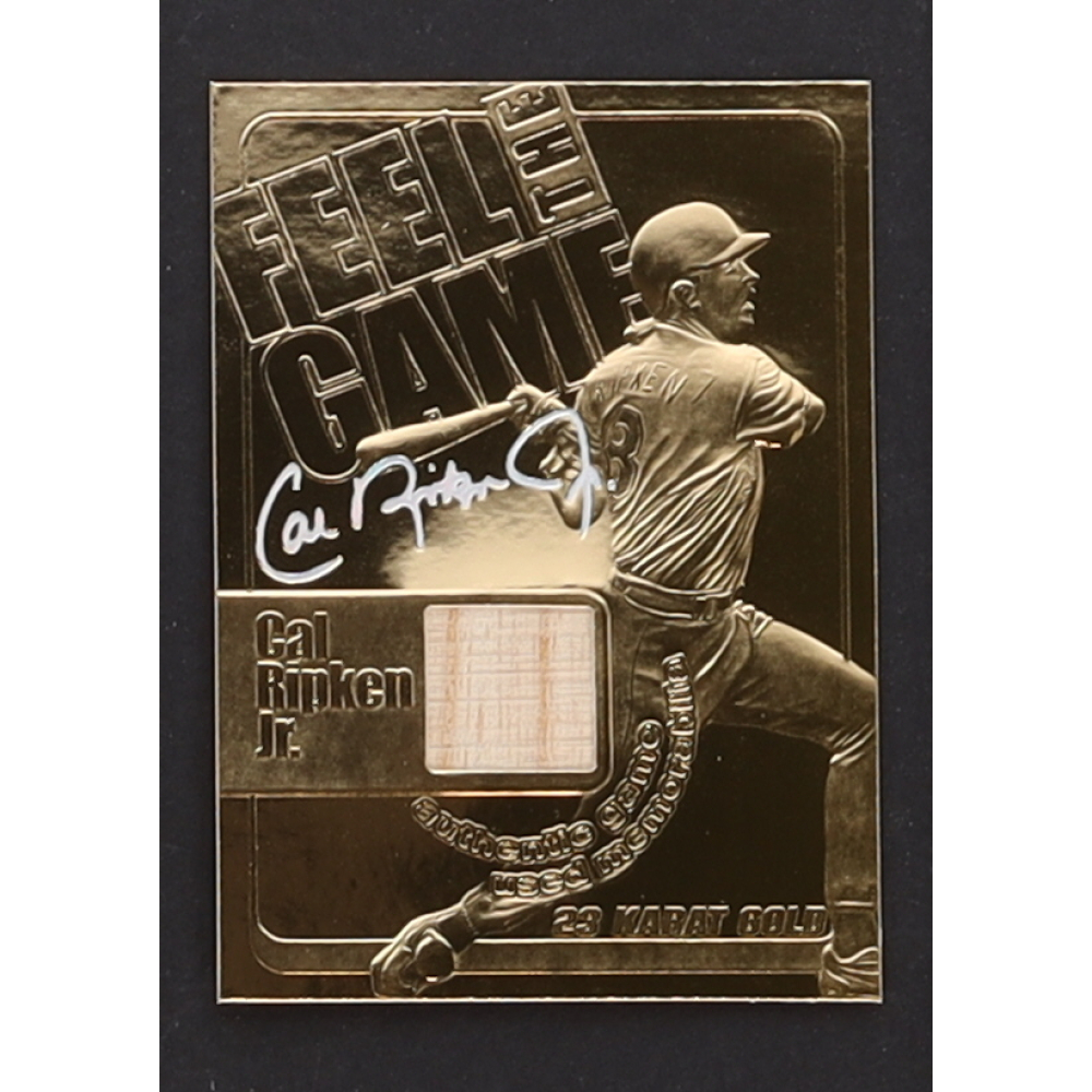 Cal Ripken Jr. 2000 Gold Collectibles Feel the Game Holographic ...