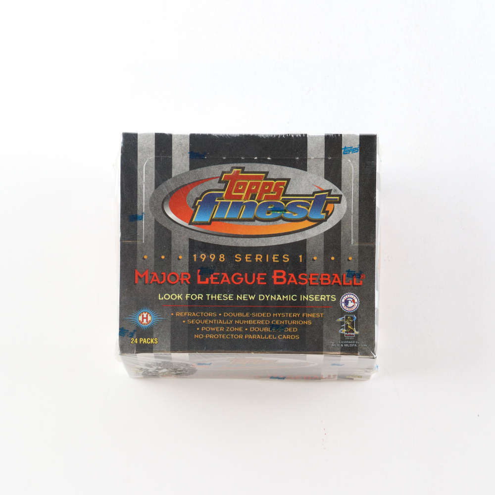 1998 Topps Finest Series 1 Baseball Hobby Box with (24) Packs ...