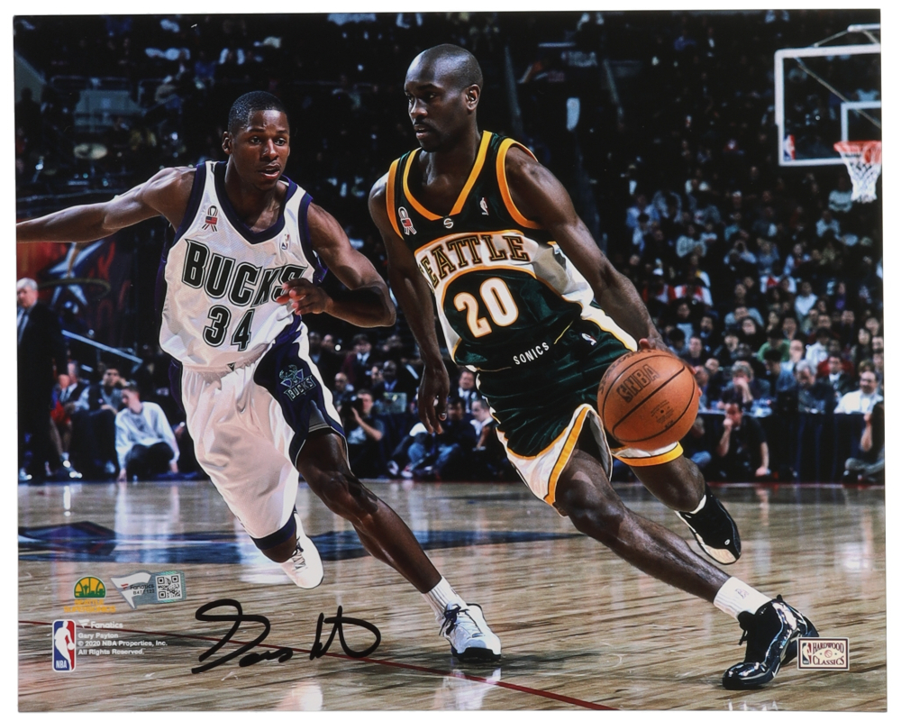 Gary Payton Signed SuperSonics 8x10 Photo (Fanatics) | Pristine Auction
