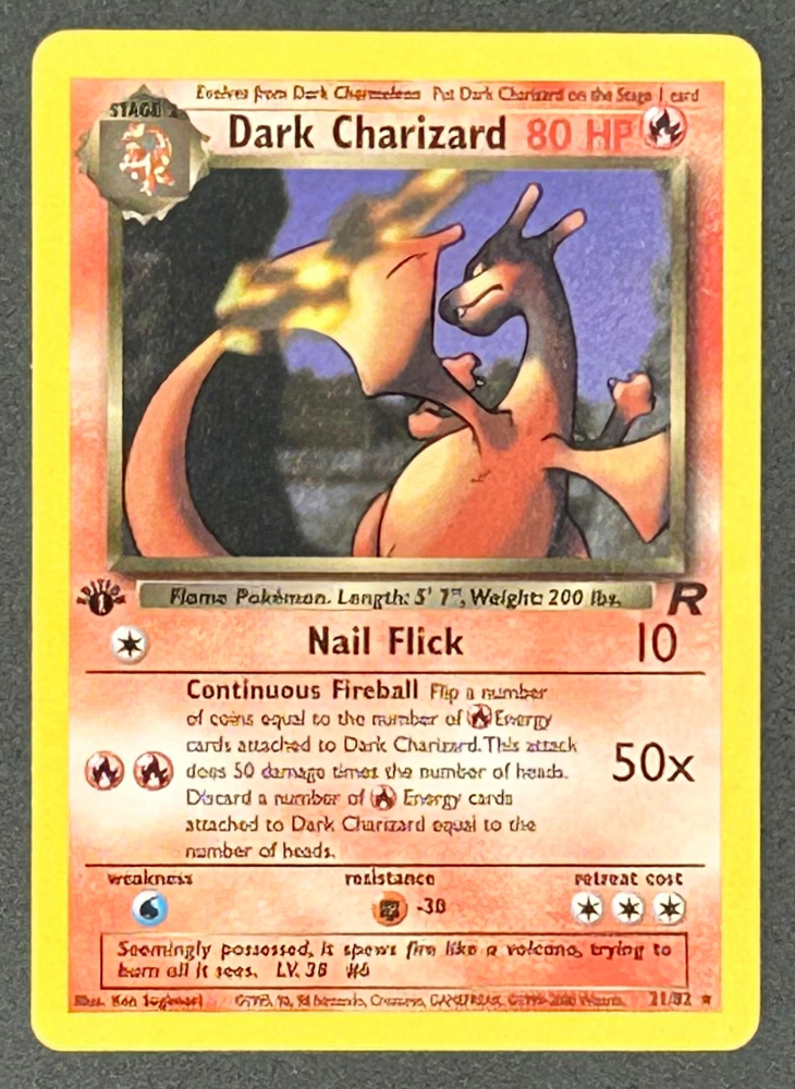 Dark Charizard 2000 Pokemon Team Rocket #21 | Pristine Auction