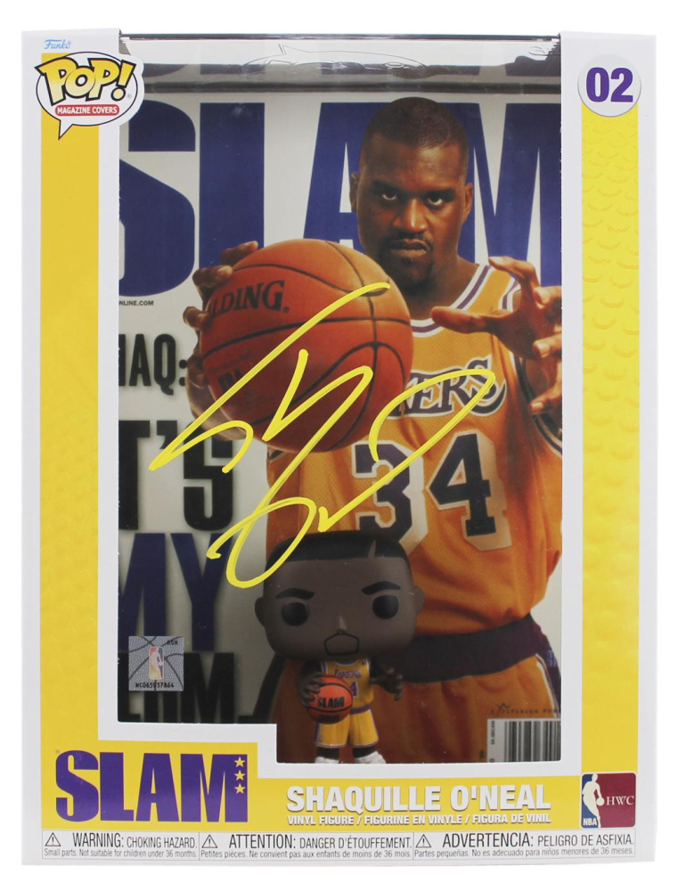 Shaquille O'Neal Signed Lakers #02 Funko Pop! Magazine Covers Vinyl ...