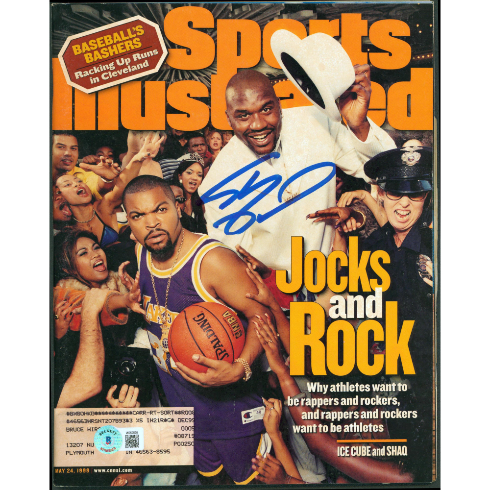 Shaquille O'Neal Signed 1999 Sports Illustrated Magazine (Beckett) | Pristine Auction