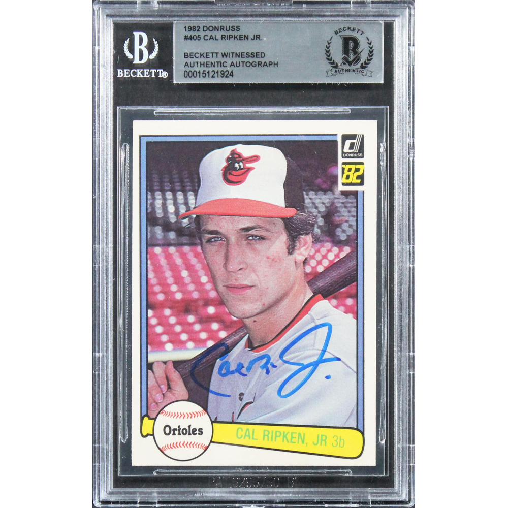 Cal Ripken Jr. Signed 1982 Donruss #405 RC (BGS) | Pristine Auction