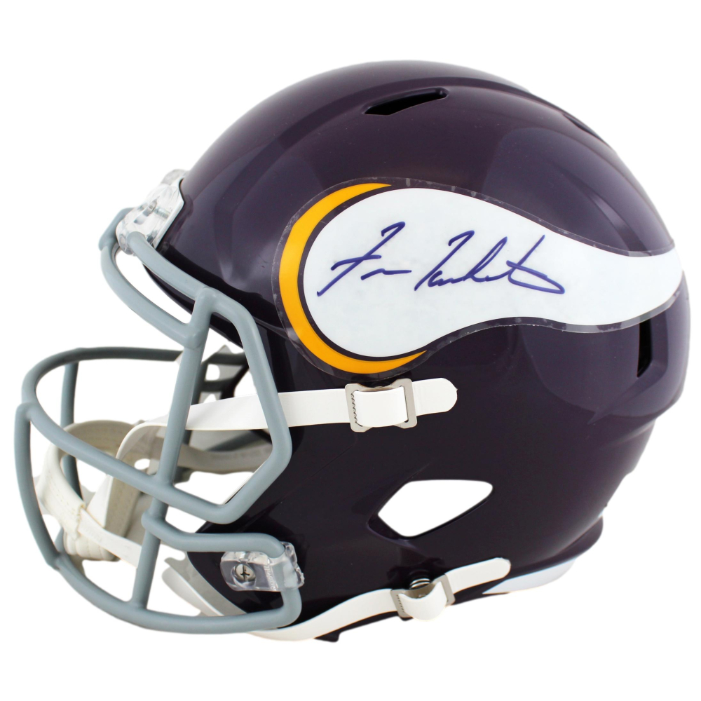 Fran Tarkenton Signed Vikings Full-Size Speed Helmet (Beckett ...