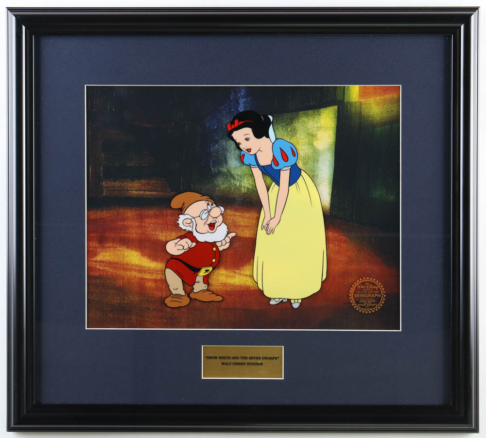 Walt Disney's "Snow White and the Seven Dwarfs" Custom Framed Two Piece ...