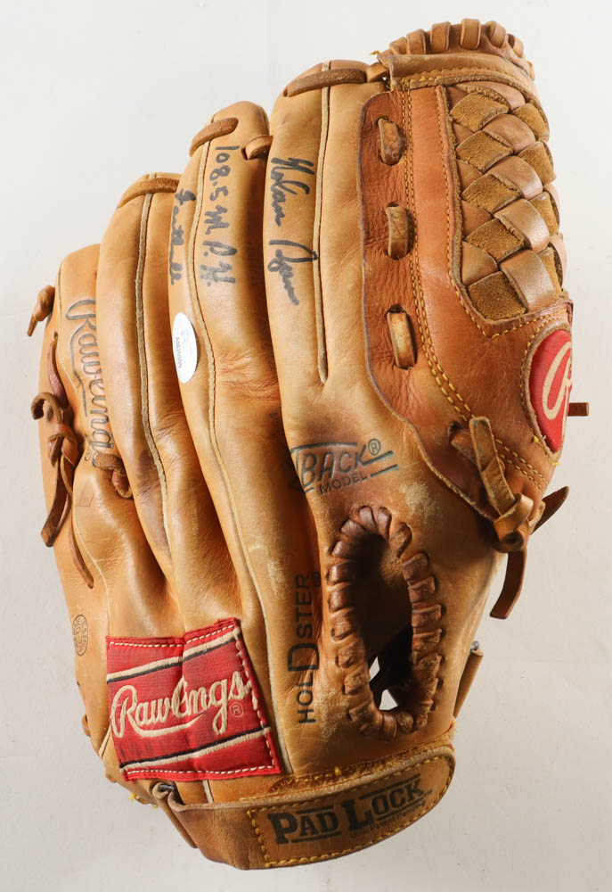 Nolan Ryan Signed Vintage Rawlings Baseball Player Model Glove ...