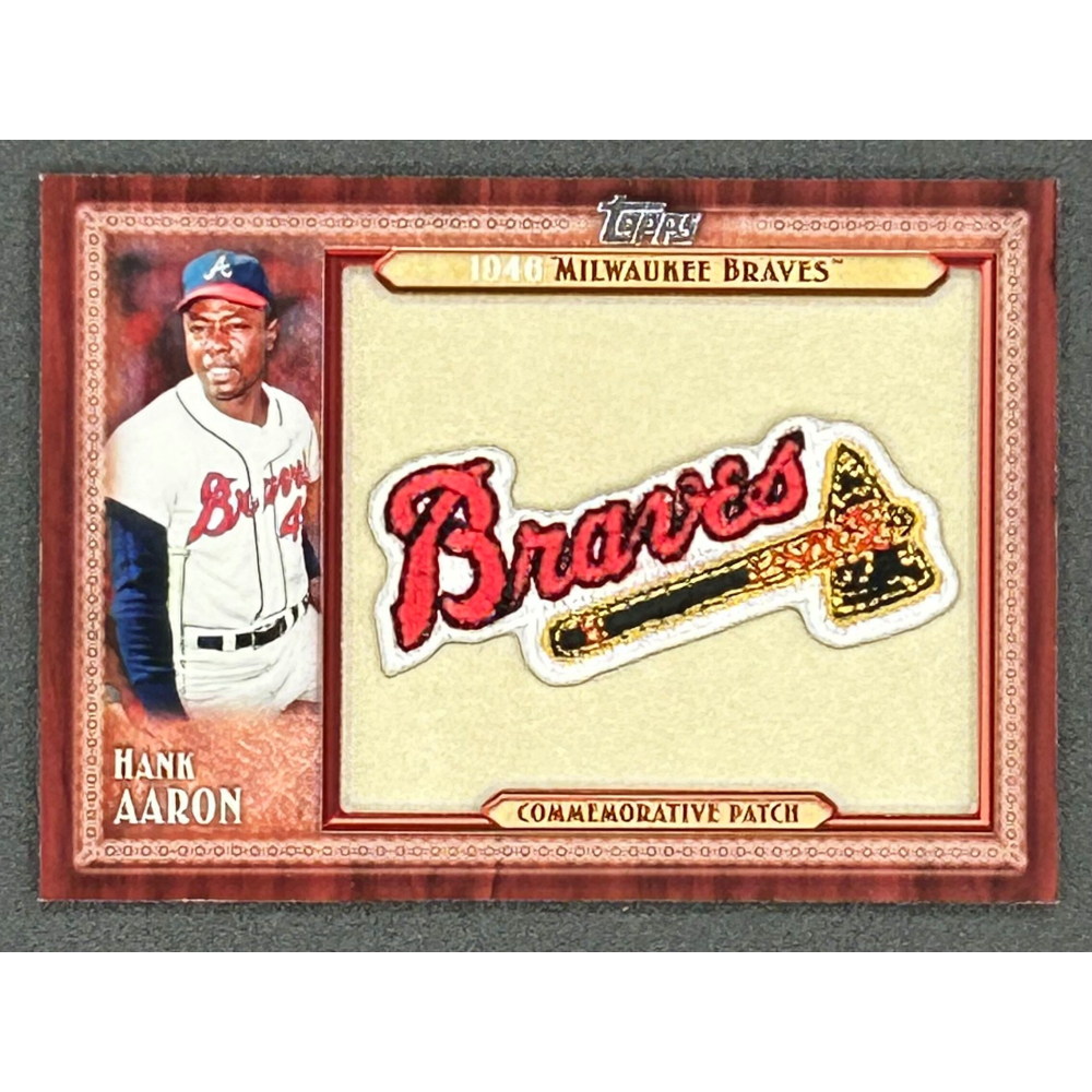 Hank Aaron 2011 Topps Commemorative Patch #HA S2 | Pristine Auction