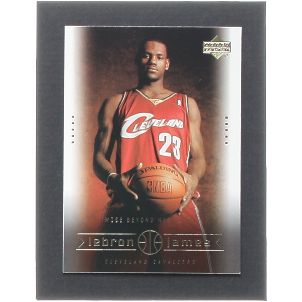 LeBron James 2003 Upper Deck LeBron James Box Set #20 Wise Beyond His ...