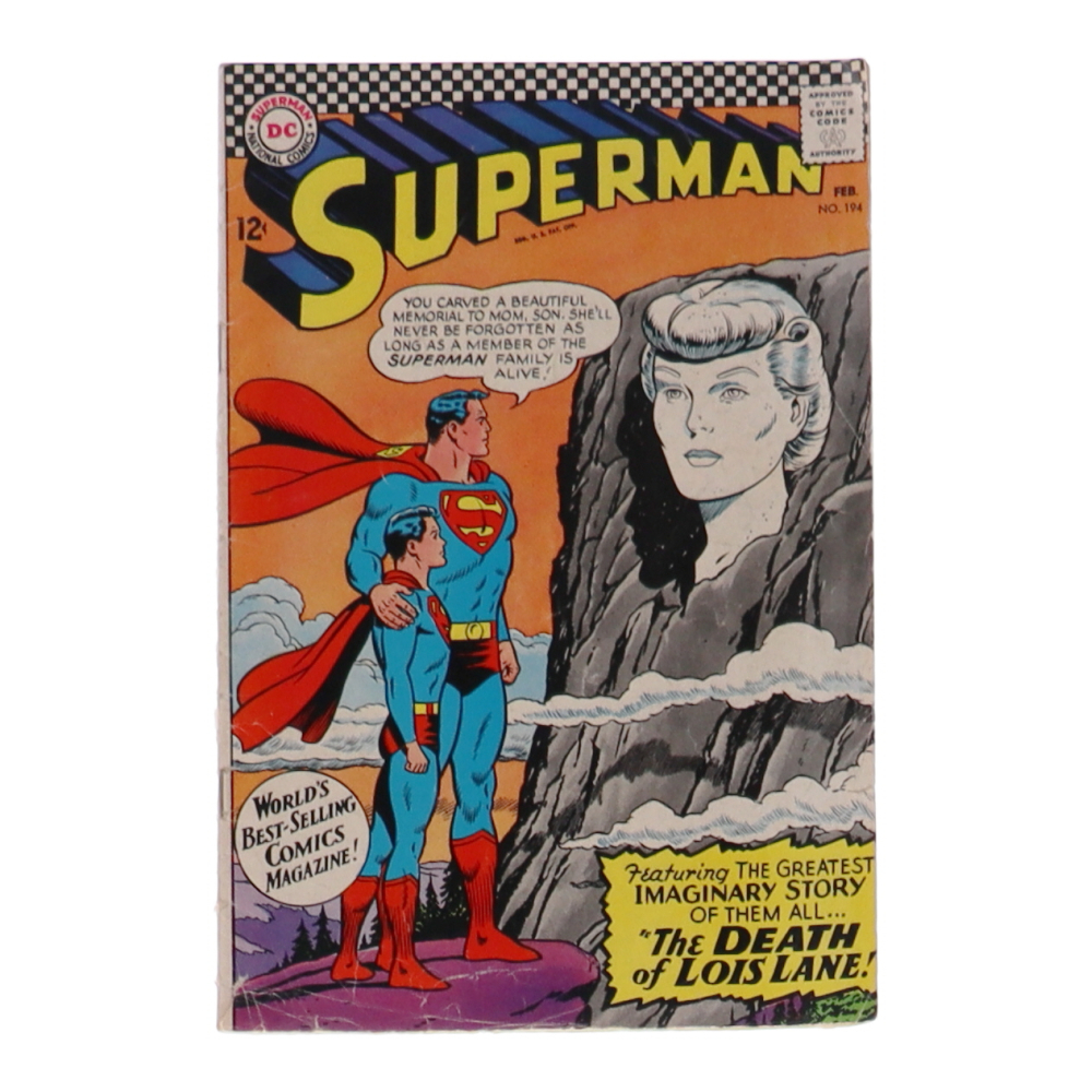 1967 "Superman" #194 D.C. Comic Book | Pristine Auction