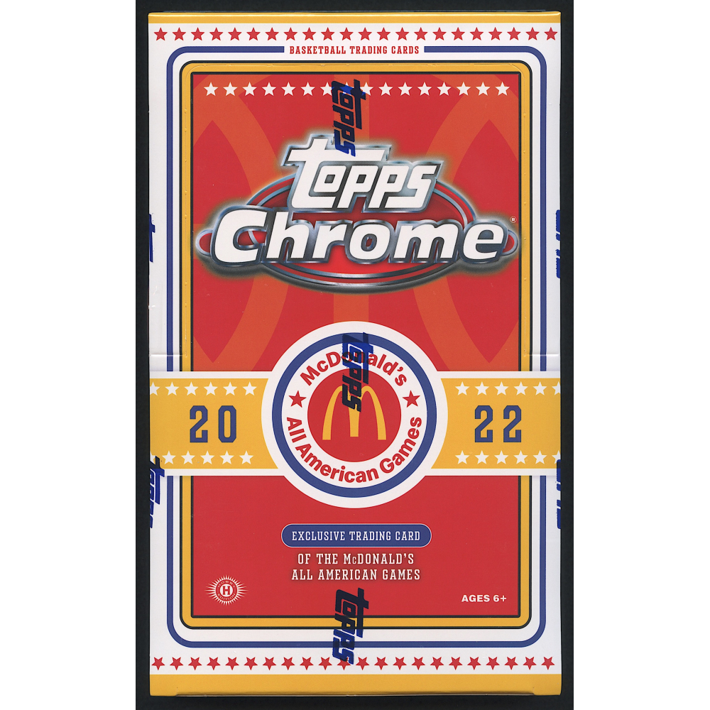 2022 Topps McDonald's All American Chrome Basketball Blaster Box ...