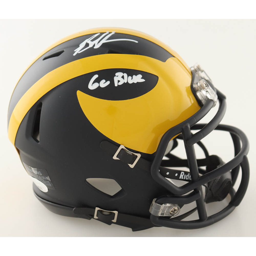 Brandon Graham Signed Michigan Wolverines Speed Mini Helmet Inscribed ...