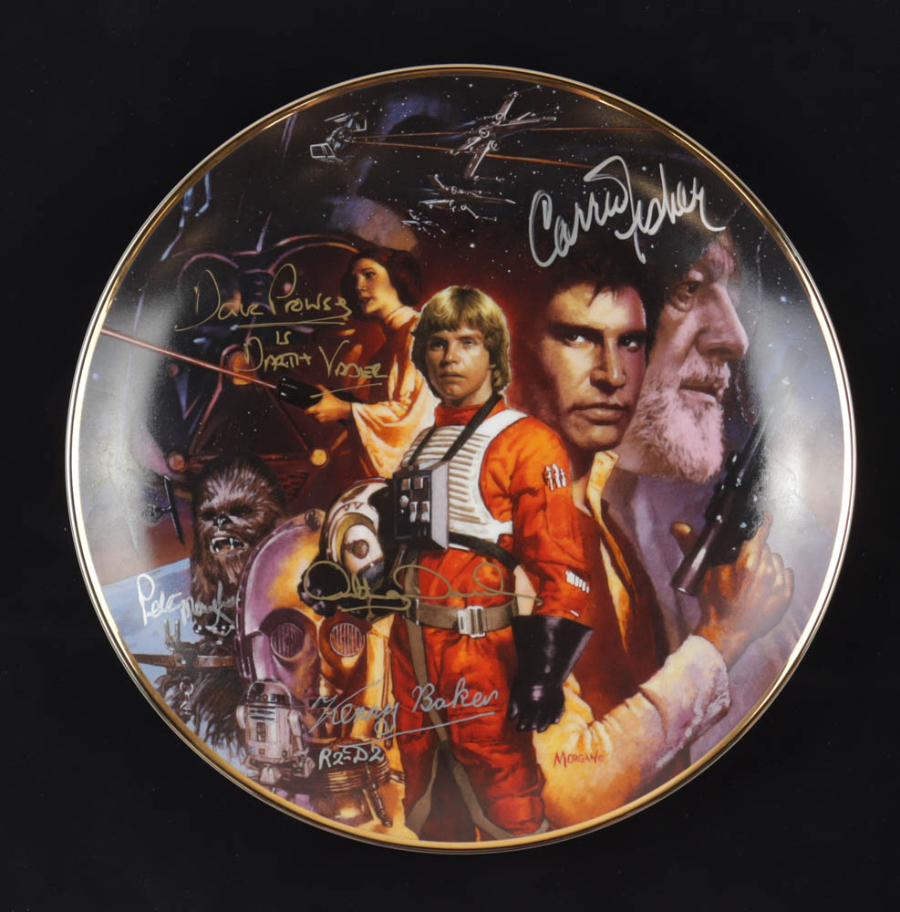 "Star Wars" Custom Framed Commemorative Plate Shadowbox Display With ...